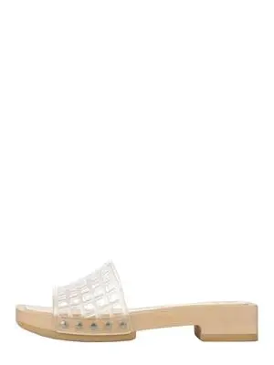 Vince Barbara Jelly Slide Sandal - Clear