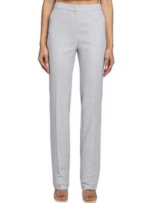 Santorelli Amara Straight Leg Bouclé Trousers - Ash