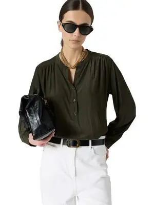 GERARD DAREL GERARD DAREL Cyndie Gathered Detail Blouse