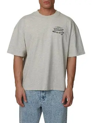 GOOD FOR NOTHING Boxy-fit Icarus T-shirt - Grey