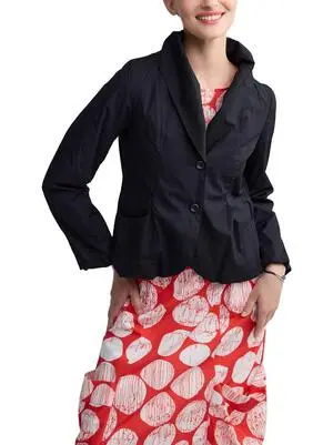 LUUKAA Dorelle Solid Balloon Jacket - Black