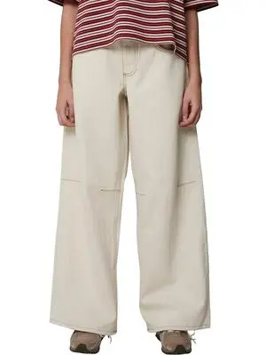 GOOD FOR NOTHING Good For Nothing Denim Wide Leg Jeans Beige