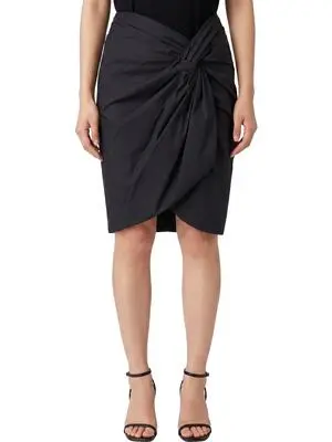 Federica Tosi Skirt With Knot Detailing - Black