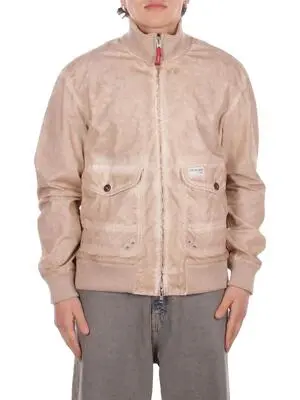 FAY Bomber Jacket - Mastic
