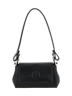 VIVIENNE WESTWOOD Polyurethane Hazel Mini Shoulder Bag - Black