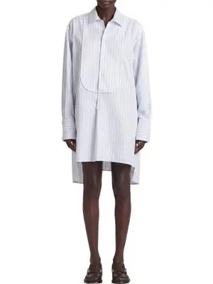 JW Anderson Striped Shirt Dress - Blue 1