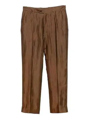 John Varvatos Pressed Crease Trousers - Brown