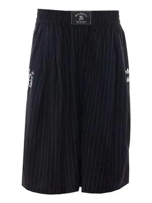 Adidas X Willy Chavarria Striped Shorts - Blue