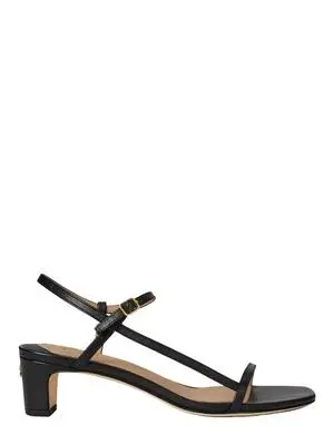 Ralph Lauren Lainee Leather Sandals - Black