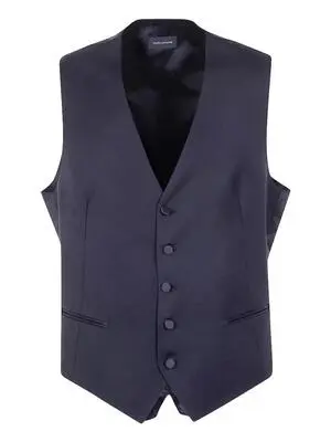 Tagliatore Single-breasted Waistcoat - Blue
