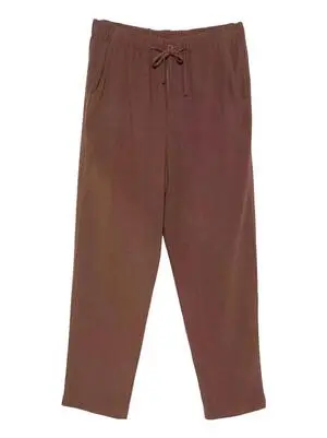 Imperial Drawstring Waist Trousers - Brown