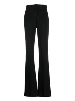 Philipp Plein Tailored Flared Trousers - Black