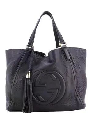 Gucci Gucci Soho Leather Shoulder Bag Black