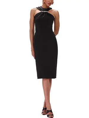 PatBO Siren Tricot Knit Dress - Black