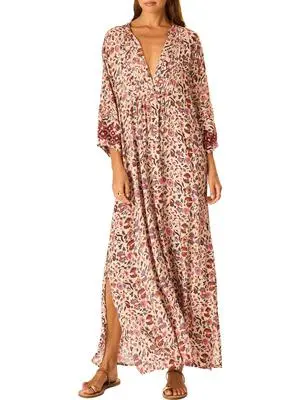 Natalie Martin Sammie Floral Maxi Dress - Multicolor