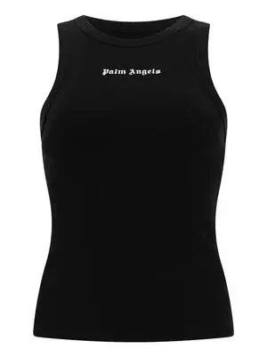 Palm Angels Logo Tank Top - Black