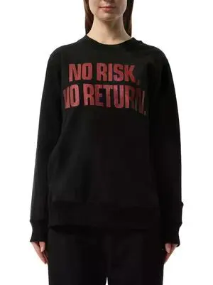MASTERMIND WORLD Slogan Print Crew Neck Sweatshirt - Black