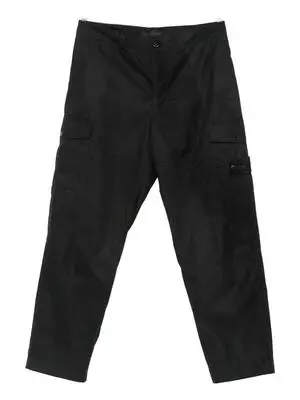 Stone Island Stone Island Logo Patch Cargo Pants Black