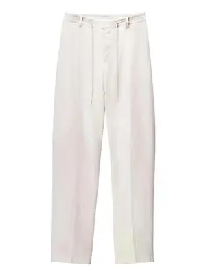 Alexander Wang Drawcord Tailored Trousers - White