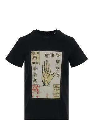 EGONLAB Sun Nine Graphic-print T-shirt - Black