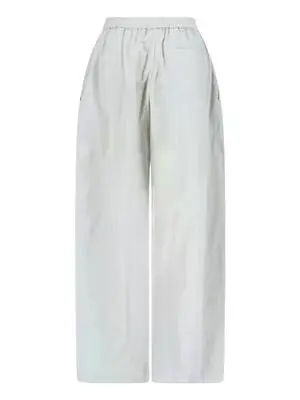 MAISON MARGIELA Crinkled Wide-leg Trousers - Grey