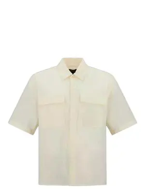 Herno Flap-pocket Short-sleeve Shirt Neutrals