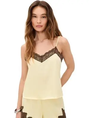 MADISON THE LABEL Olesya Top - Lemon