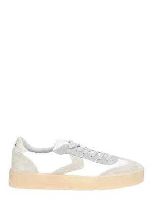 VOILE BLANCHE Light Leather Sneakers - Light Grey