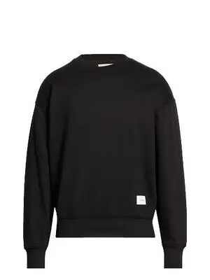 SHOE Cotton Crewneck Sweatshirt - Black