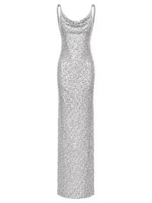 ROSERRY Margot Sequin Maxi Dress - Green