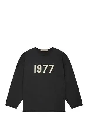 Fear Of God Raw-edge Crew Neck Sweater - Black
