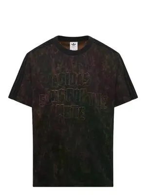 SONG FOR THE MUTE X Adidas 006 Bleaching-effect T-shirt - Black