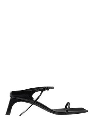 Calvin Klein Tilda Leather Sandals - Black