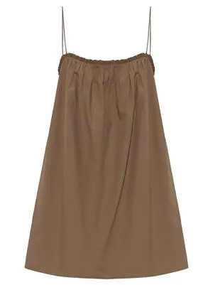 Matteau Short Off-the-shoulder Dress - Brown