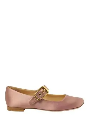 Chloé Polly Buckle-strap Ballet Flats - Pink