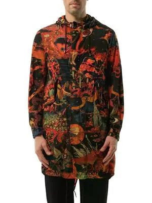 Givenchy Underworld Graphic-print Parka - Black