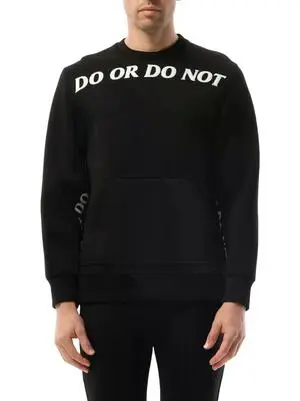 Neil Barrett Slogan Print Sweatshirt - Black