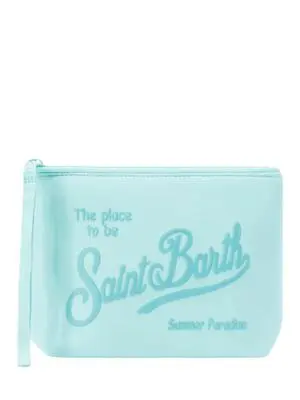 MC2 SAINT BARTH MC2 Saint Barth Aline Clutch Bag Sky Blue