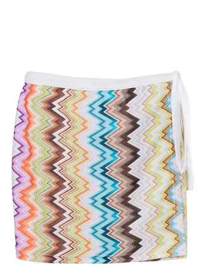 Missoni Zigzag Wrap Skirt - Multicoloured
