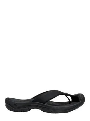 Keen Waimea Leather Flip Flops - Black
