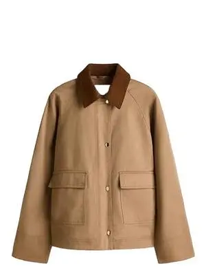 H&m Mama Before & After Babywearing Twill Jacket - Beige