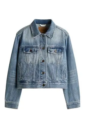 H&m Denim Jacket - Light Denim Blue