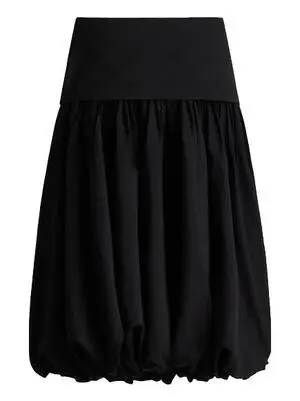 H&m Midi Balloon Skirt - Black
