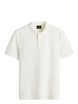 H&m Slim Fit Polo Shirt - White