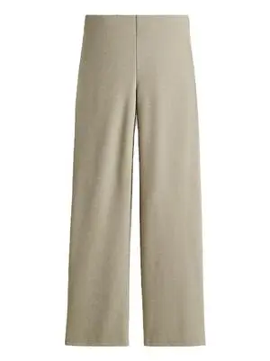H&m Straight-leg Jersey Trousers - Beige
