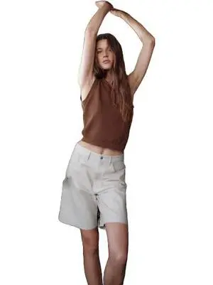 H&m Collared Sweater Vest - Brown