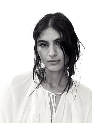 H&M H&M Oversized Blouse With Flounce Trim