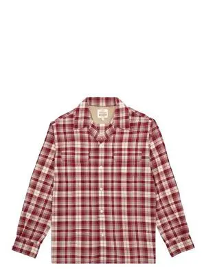 FORTELA Baker Tartan Check Shirt - Red