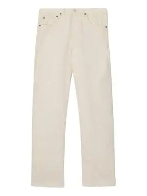 FORTELA Barney Five Pocket Loose Fit Denim - Ecru