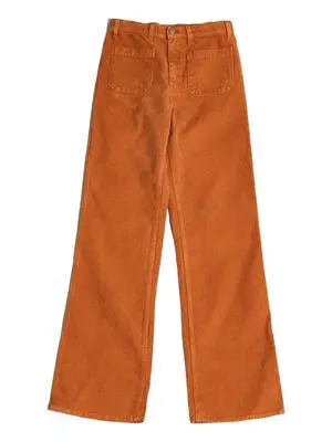 FORTELA Janet Corduroy Boot-cut Trousers - Orange